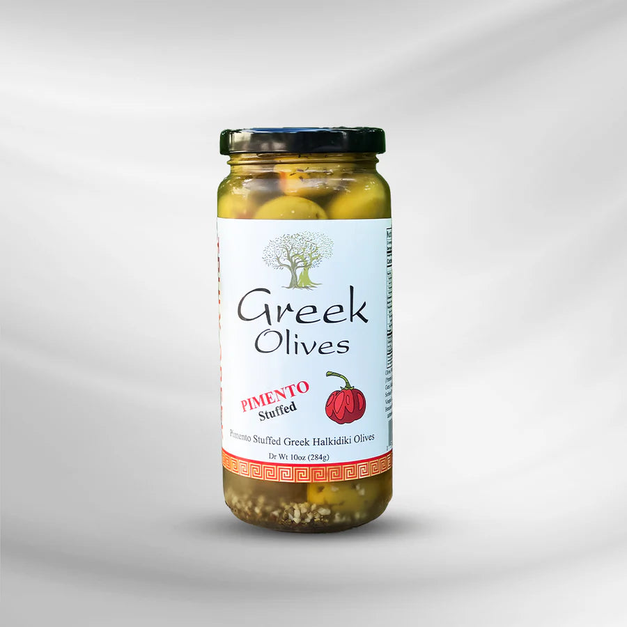 Pimento Stuffed Greek Olives – Outside and In