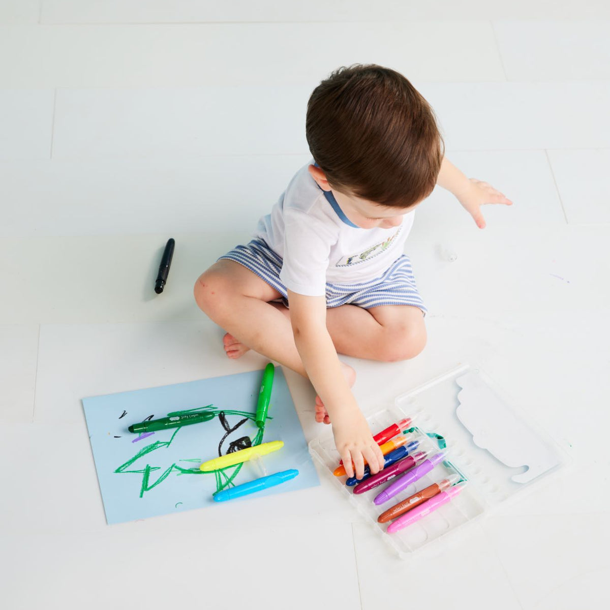 Silky Crayons – Outside and In