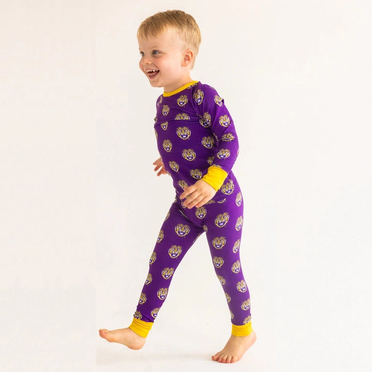 LSU Tigers Two-Piece Pajama Set – Outside and In