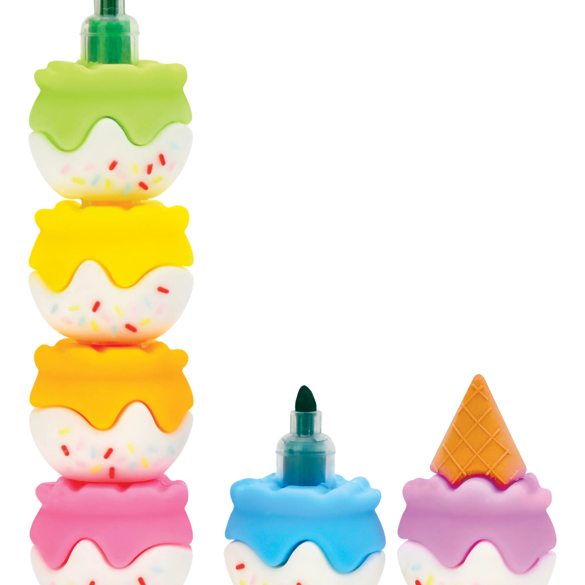 Ice Cream Stackable Markers – Outside and In