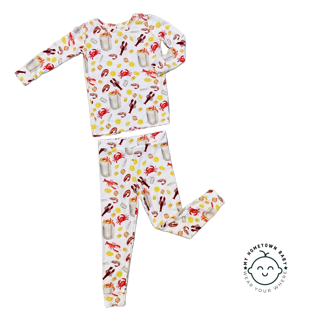Down Da' Bayou Two- Piece Jammies Pajama Set – Outside and In
