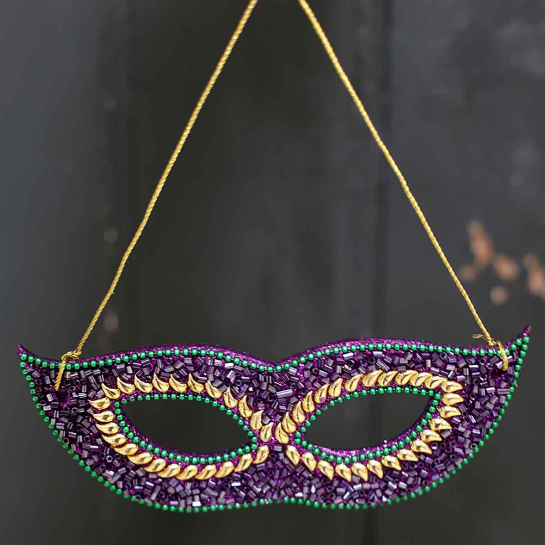 Masquerade Mask Ornament – Outside and In